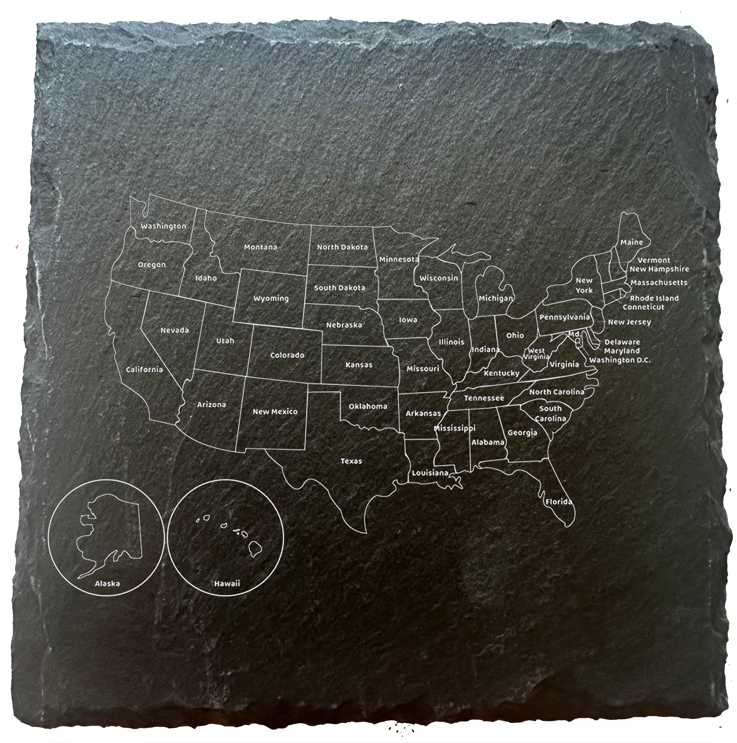 States Flags – Fisher's Custom Slate Coasters